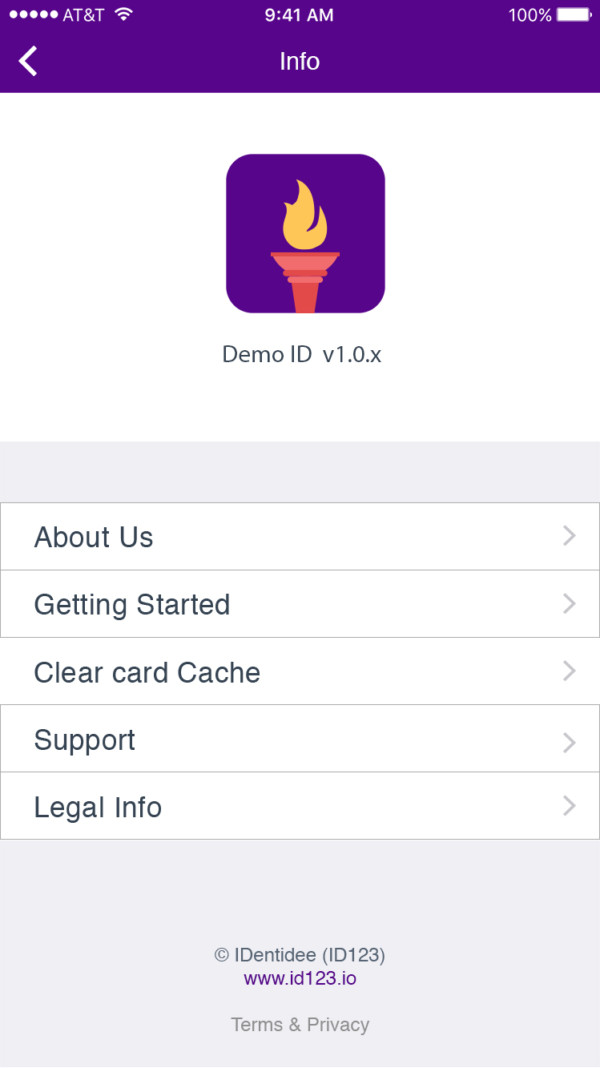Custom ID Card App - ID123