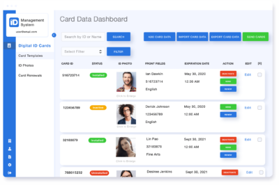 ID Management System for Digital ID Cards - ID123