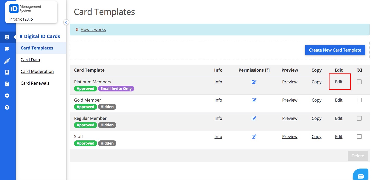 Updating Card Issuance Type to "Institution-Issued"