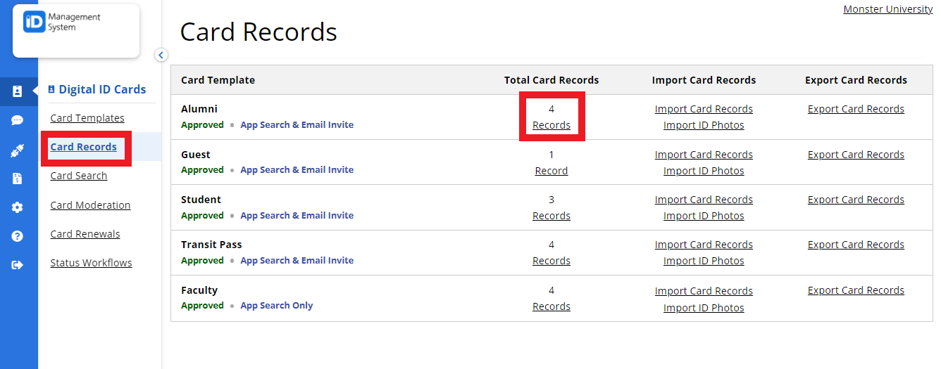 Sending Cards One by One via Email - ID123