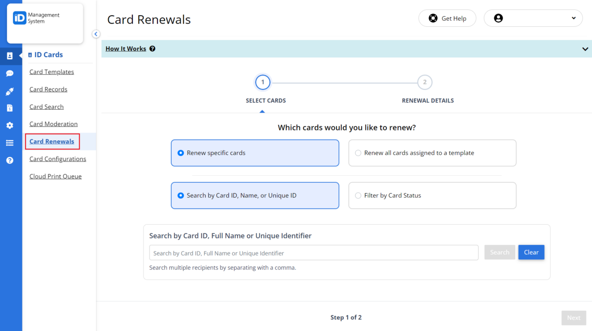 ID123 Knowledgebase | Move Card Record to a Different Template