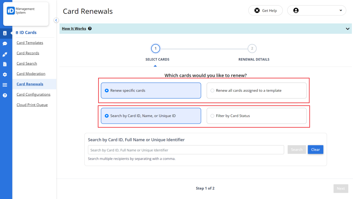 ID123 Knowledgebase | Move Card Record to a Different Template