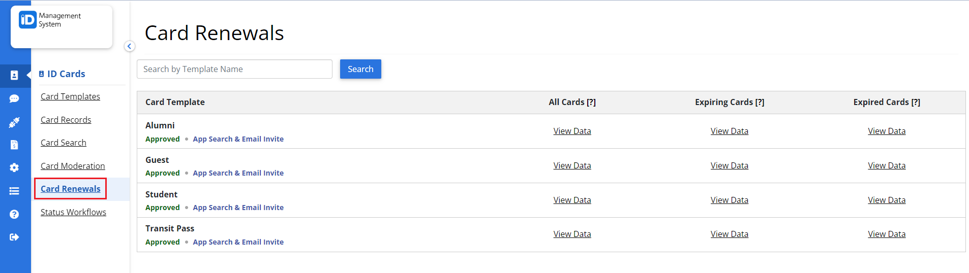 Renewing ID Cards - ID123 Knowledgebase