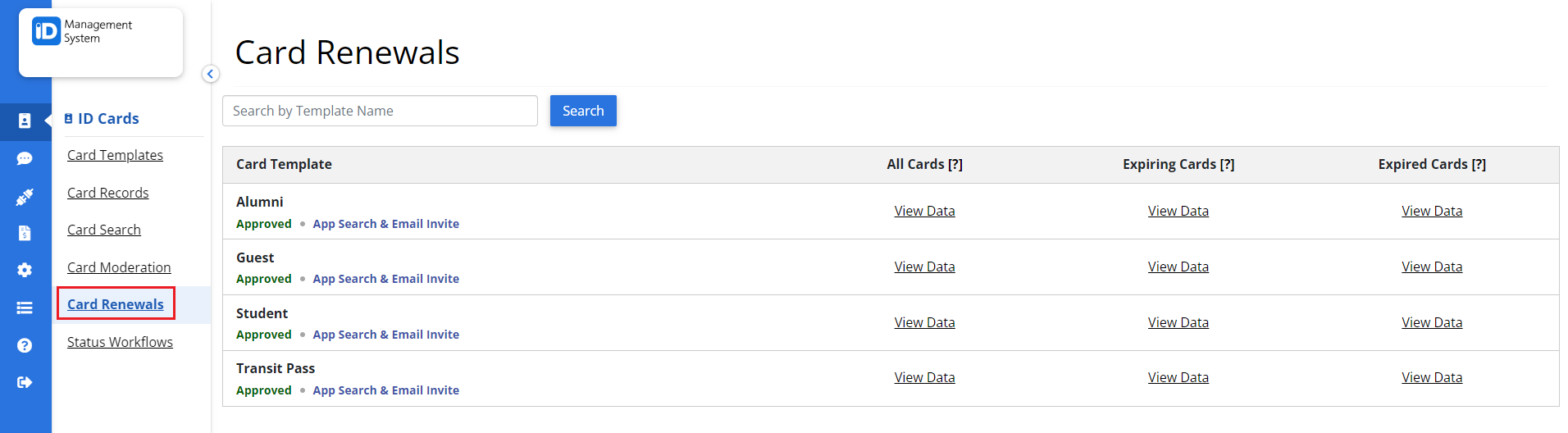 ID123 Knowledgebase | Move Card Record to a Different Template