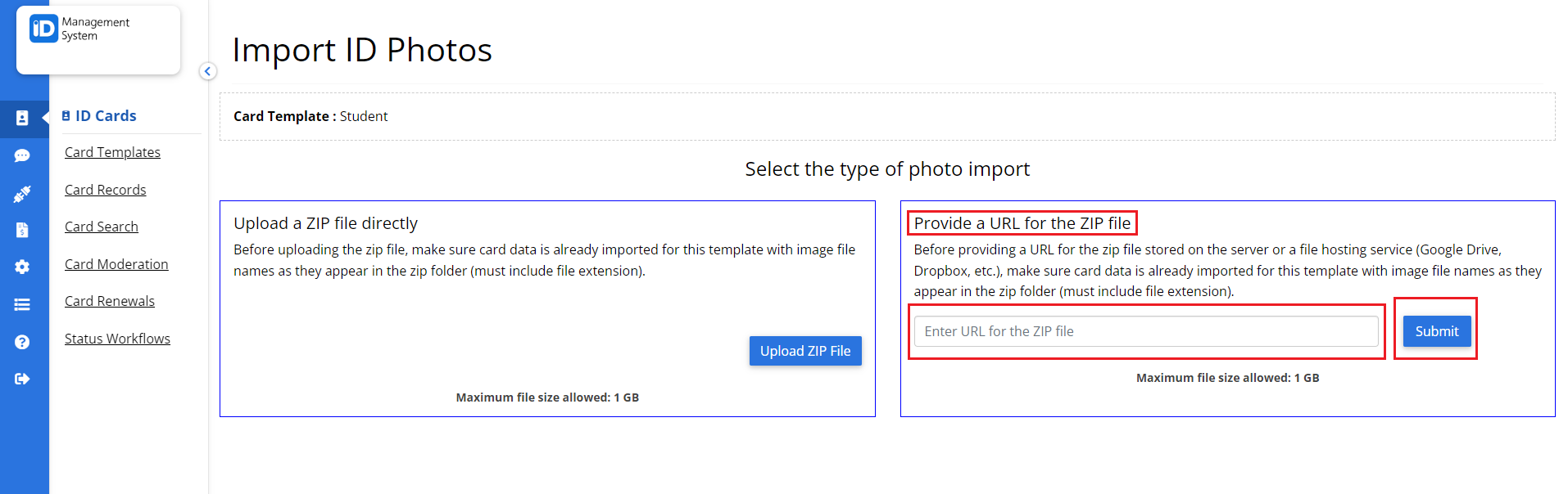 Uploading ID Photos In Bulk via URL - ID123
