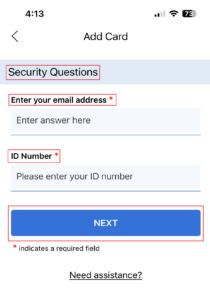 Installing Your Card via App Search - ID123 Knowledgebase