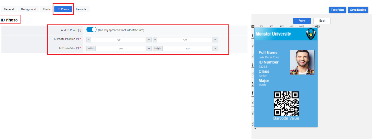 ID123 Knowledgebase | How to Customize Physical ID Card Template