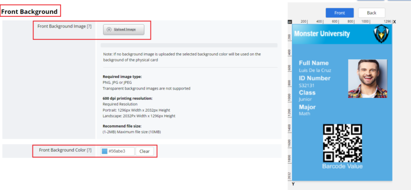 ID123 Knowledgebase | How to Customize Physical ID Card Template