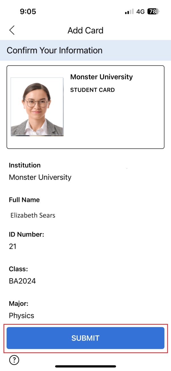 ID123 Knowledgebase | How to install a card from the in-app invitation