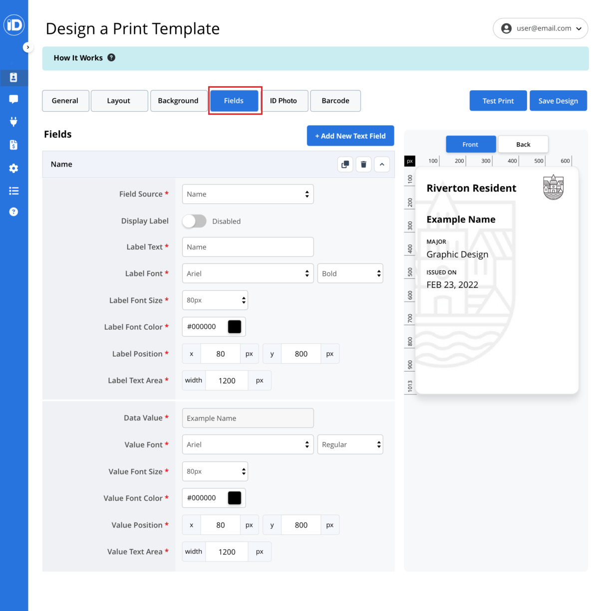 ID123 + Entrust Instant ID as a Service ID Design Integration Guide