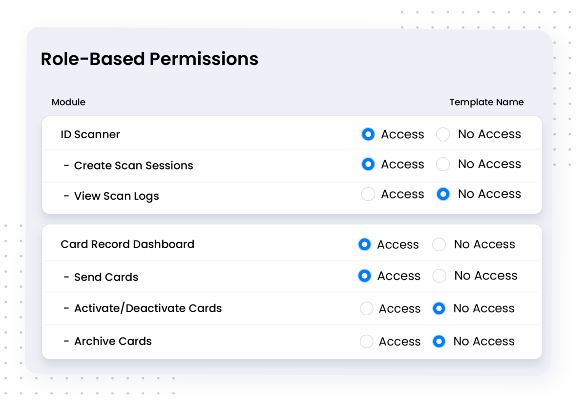 Web-based ID Card Barcode Scanner