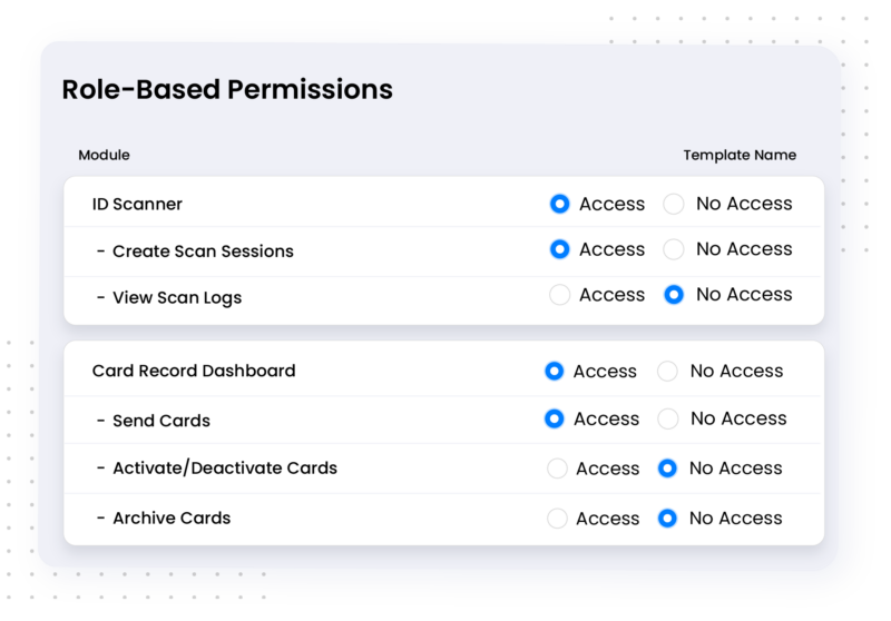Web-based ID Card Barcode Scanner