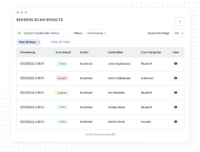 Web-based ID Card Barcode Scanner