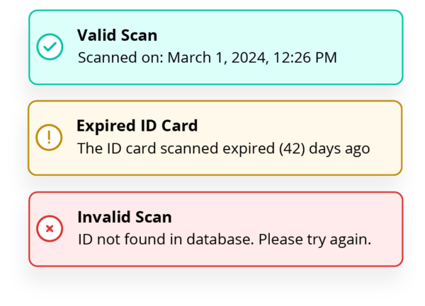 Web-based ID Card Barcode Scanner