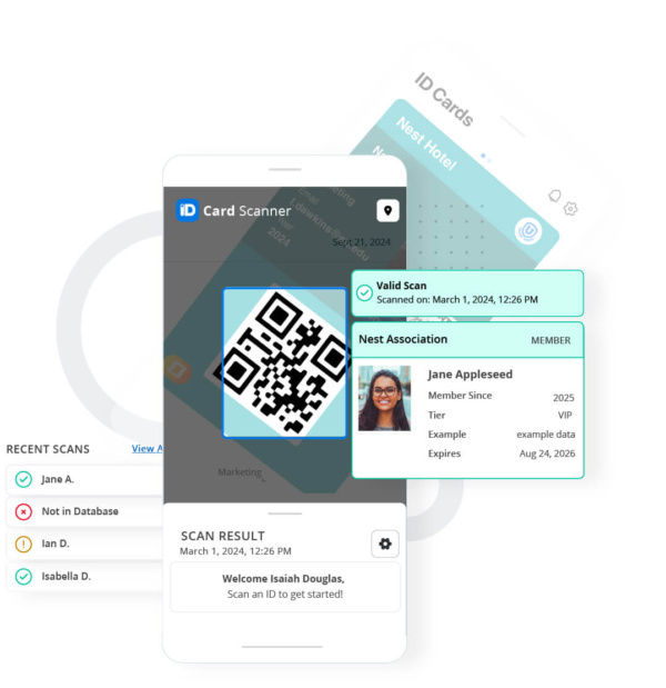 Digital Membership ID Cards - ID123 App for Organizations