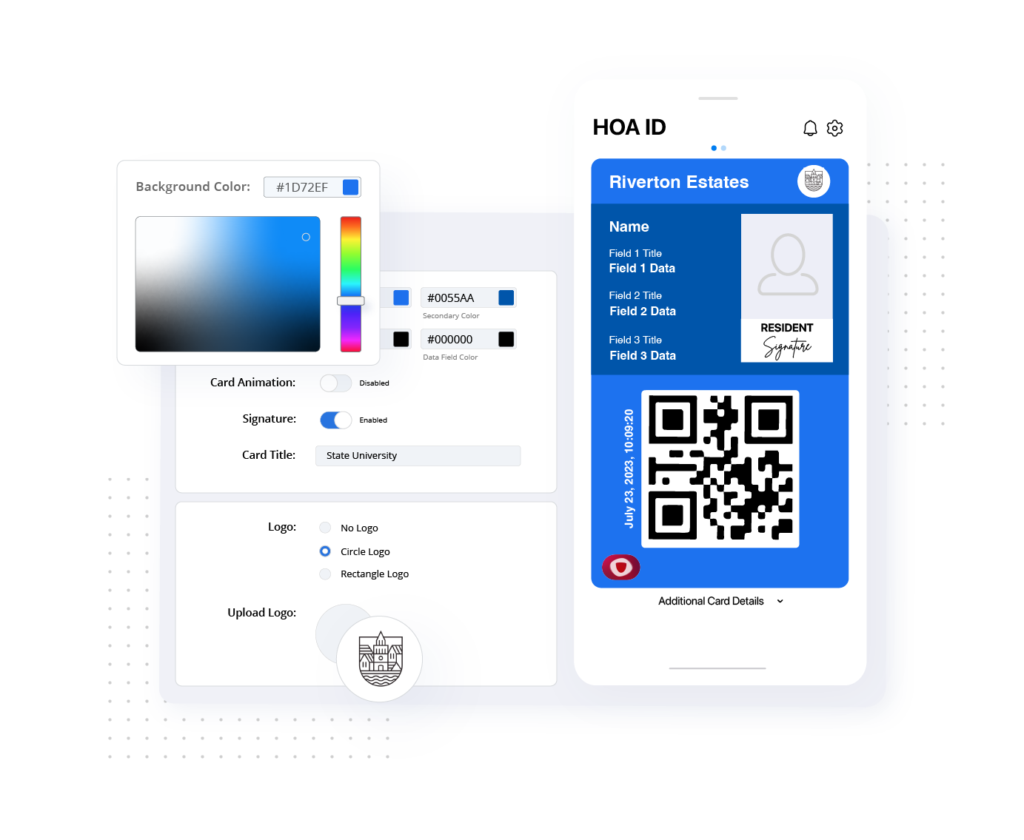 HOA ID Card App - Digital ID's issued by Homeowners Associations